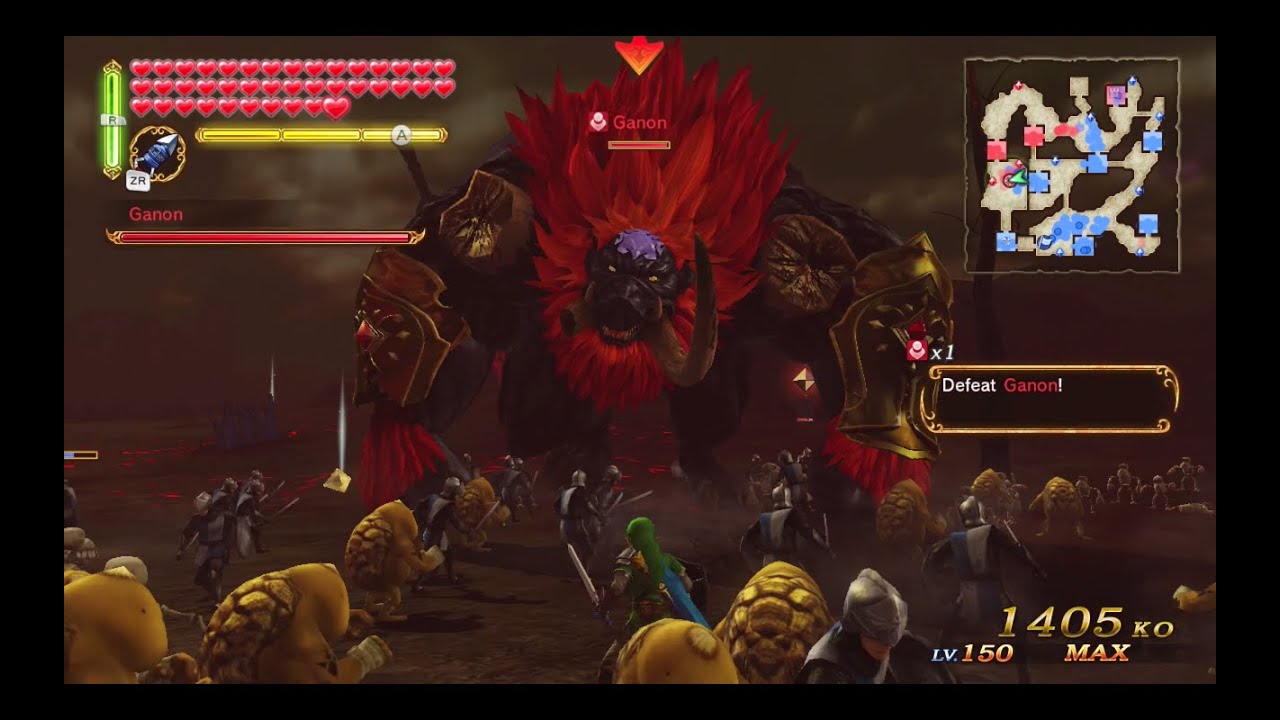 Hyrule Warriors Final Boss Battles: The Demon King Ganondorf and Dark ...