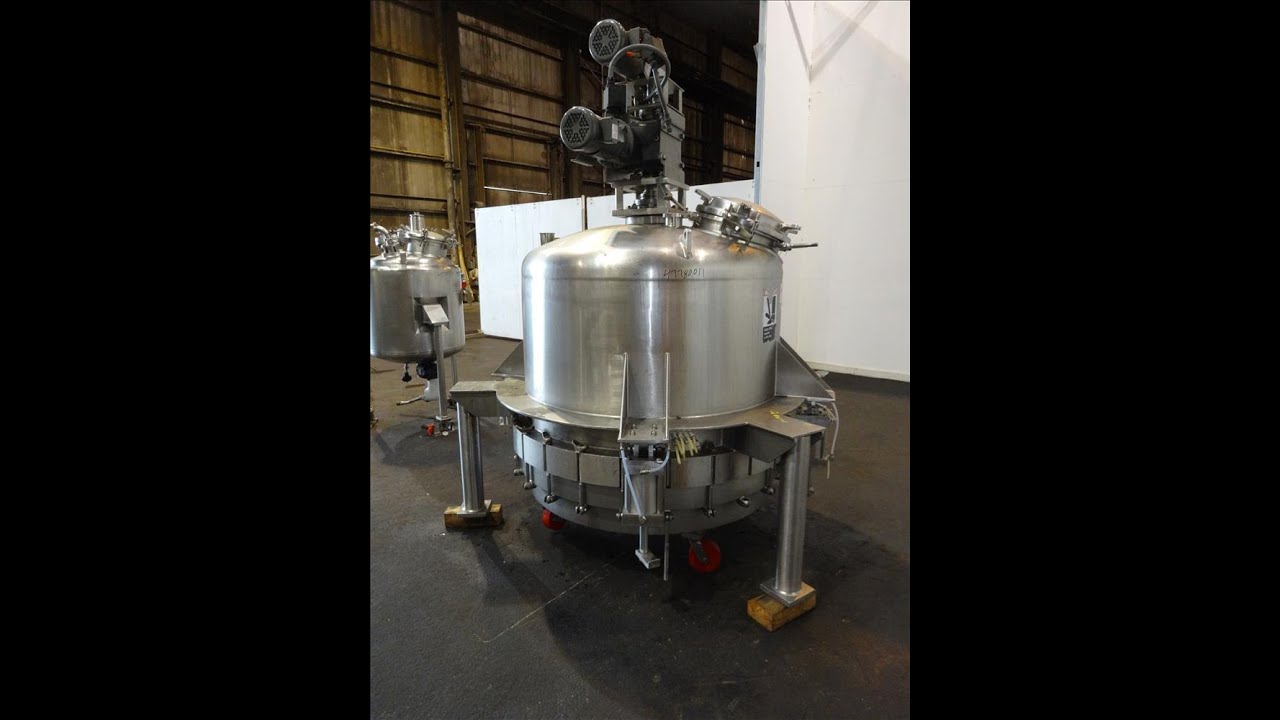 Used- Precision Stainless Agitated Nutsche Filter, 1200 Liter - stock ...