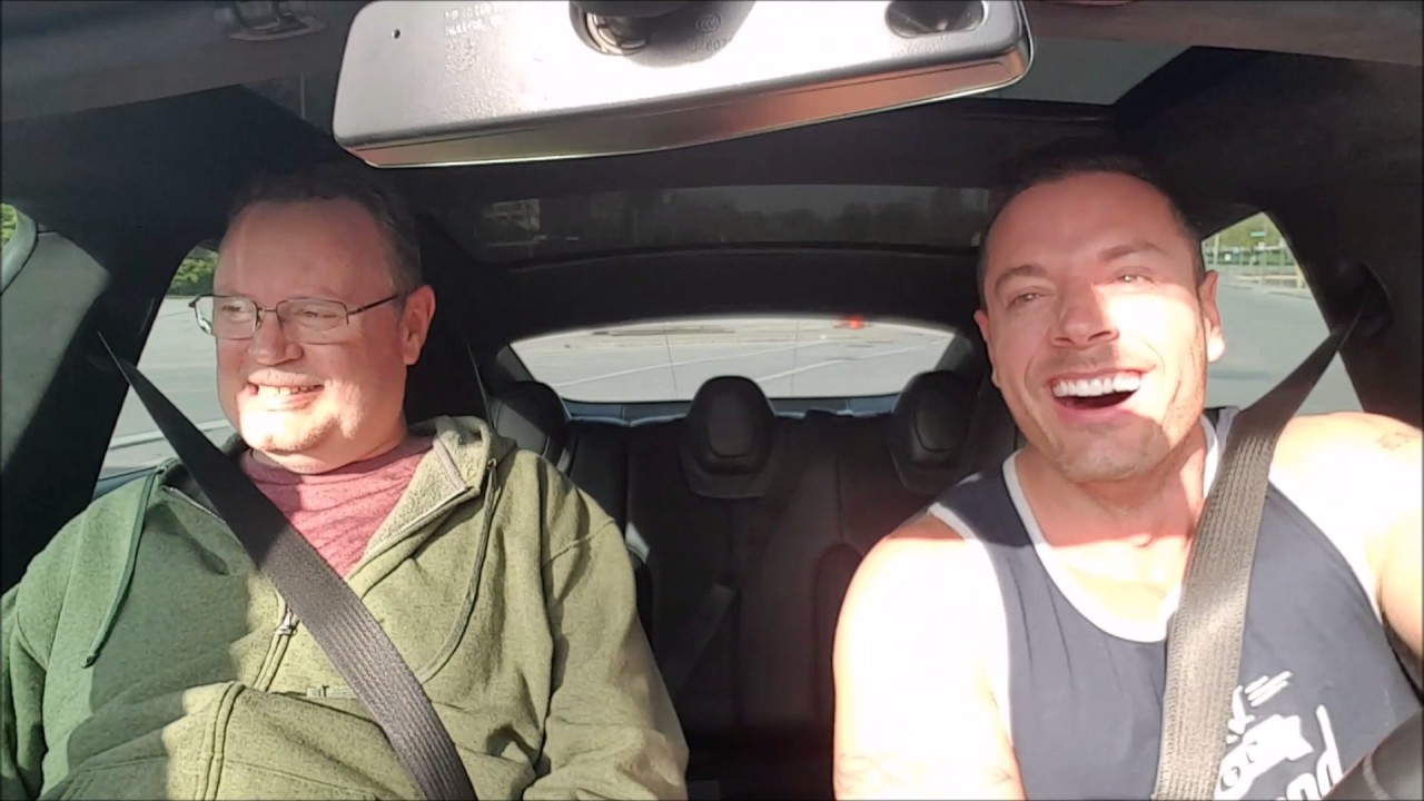 Super Funny Tesla Model S Launch Reaction- P85D- Optimum Prime - YouTube
