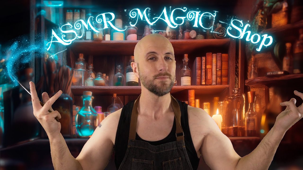 ASMR Wizard's Magical Workshop Crafting Potions for Sleep - YouTube