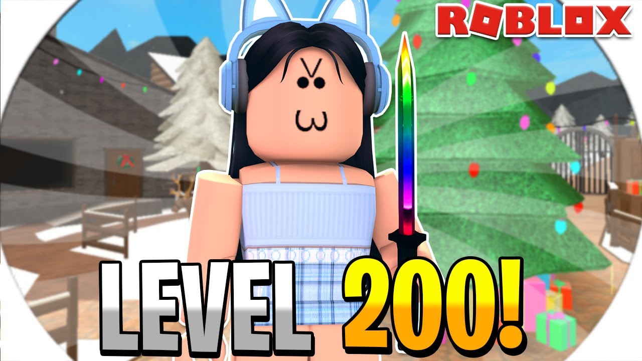 CHEGANDO NO LEVEL 200 DO MURDER!!😱😎 I Roblox - YouTube