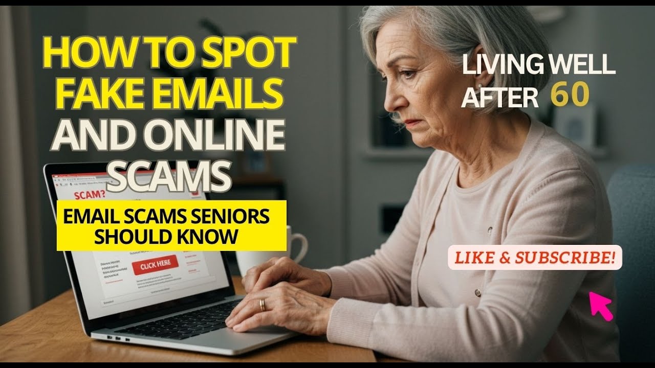 How to Spot Fake Emails and Online Scams | Internet Safety for Seniors ...