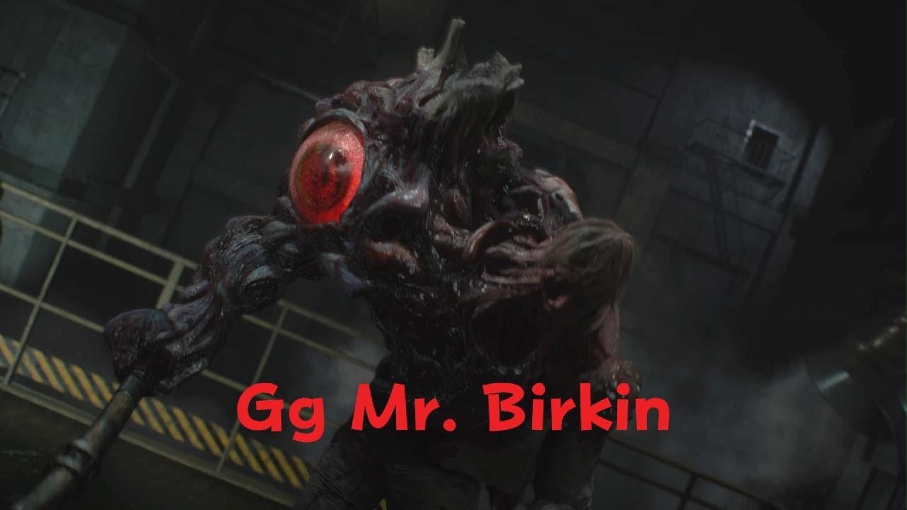 RESIDENT EVIL 2 Remake PS5 Defeating Birkin with knife HARDCORE mode ...