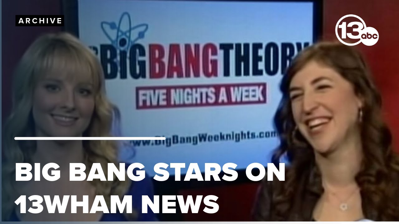 ARCHIVE: Big Bang Theory stars on 13WHAM News This Morning - YouTube