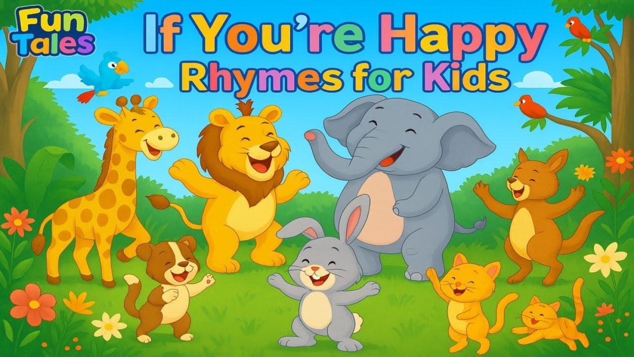 If You're Happy and You Know It | Animal Dance Version | Fun Jungle ...