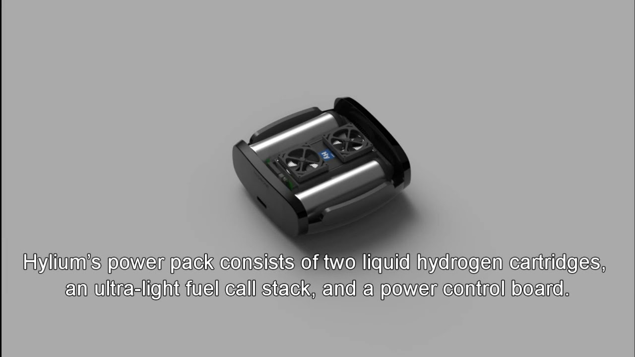 HyDrone Power Pack - Liquid Hydrogen Power Pack for Drones - YouTube