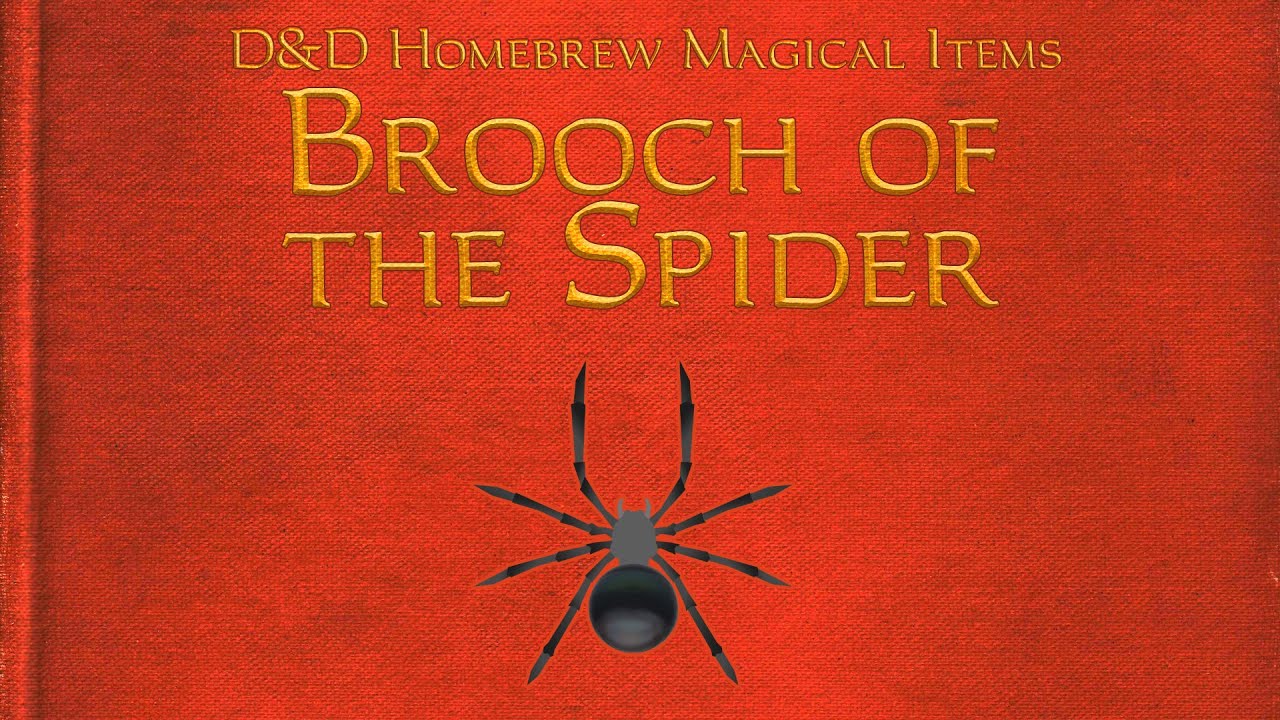 Magical Items: Brooch of the Spider - YouTube