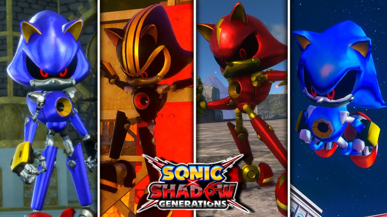 PLAYABLE METAL SONIC & OTHER SKIN VARIANTS MOD SHOWCASE - Sonic X ...