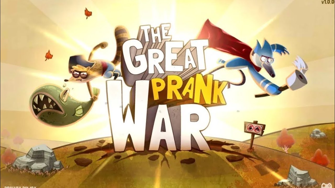 Regular Show - The Great Prank War Level 1 - YouTube