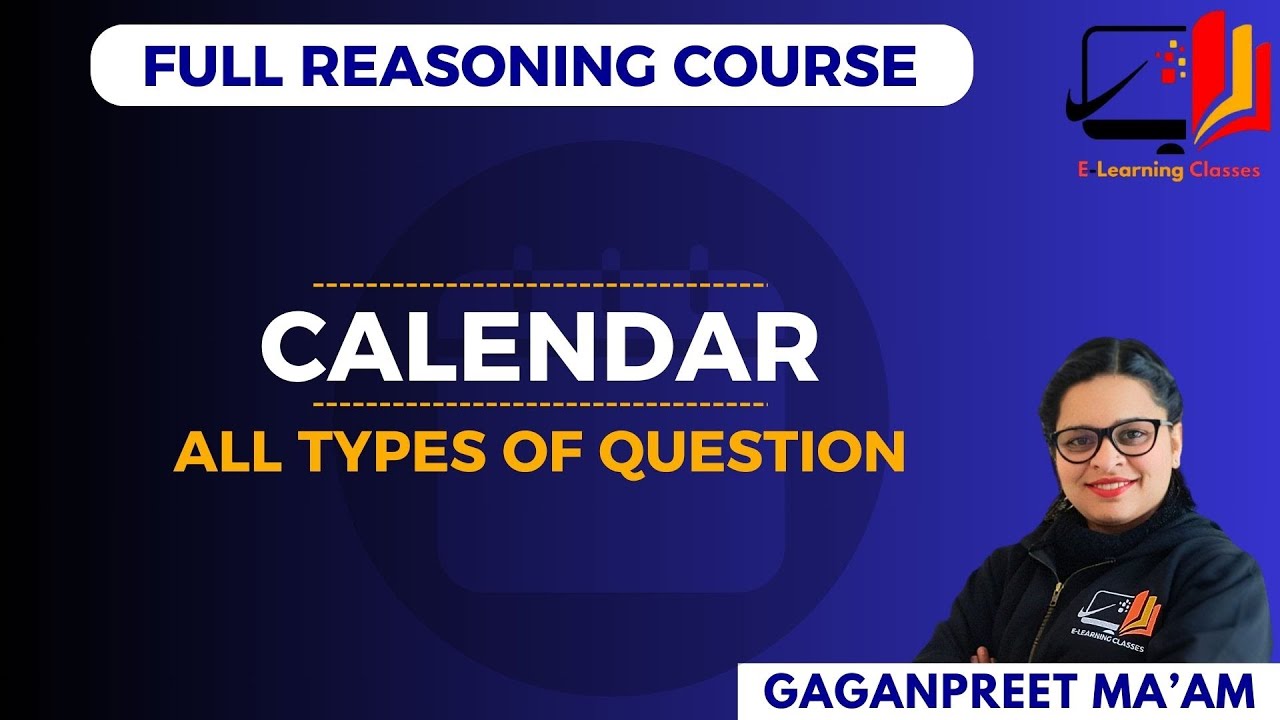 Calendar | Calendar Reasoning/Concept/Questions/Solutions| Reasoning ...