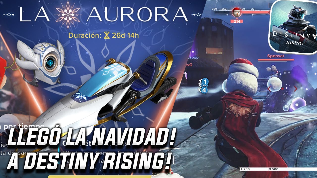LLEGA LA NAVIDAD! BATALLA DE BOLAS DE NIEVE!! | DESTINY RISING - YouTube