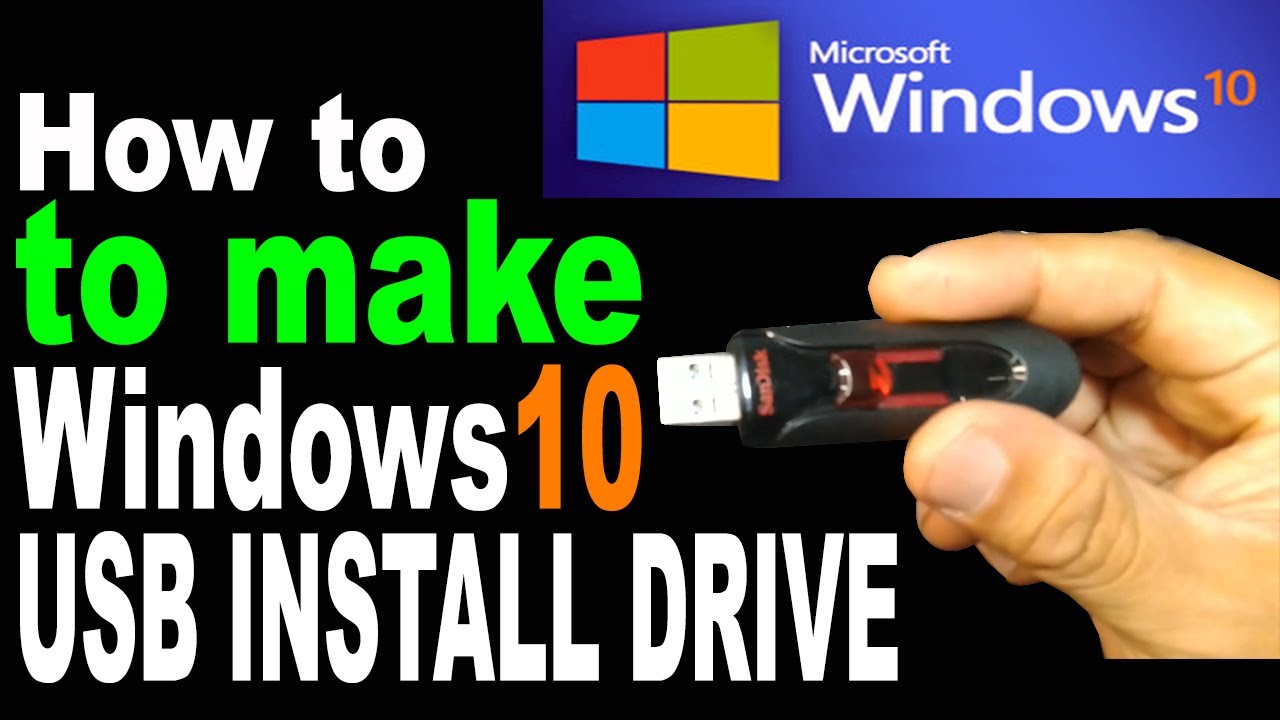 Cara Install Windows 10 guna Pendrive / How to make bootable Windows 10 ...