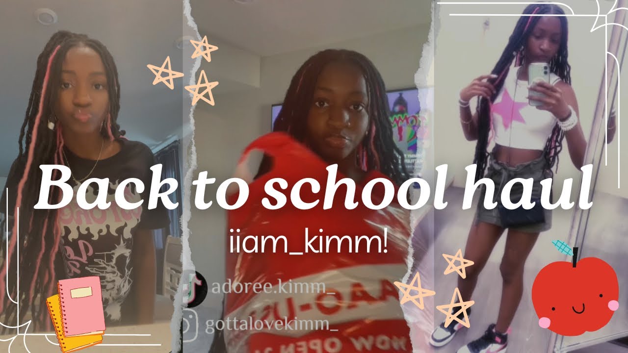 BACK TO SCHOOL HAUL|rushed| ♡ iiam_kimm! - YouTube