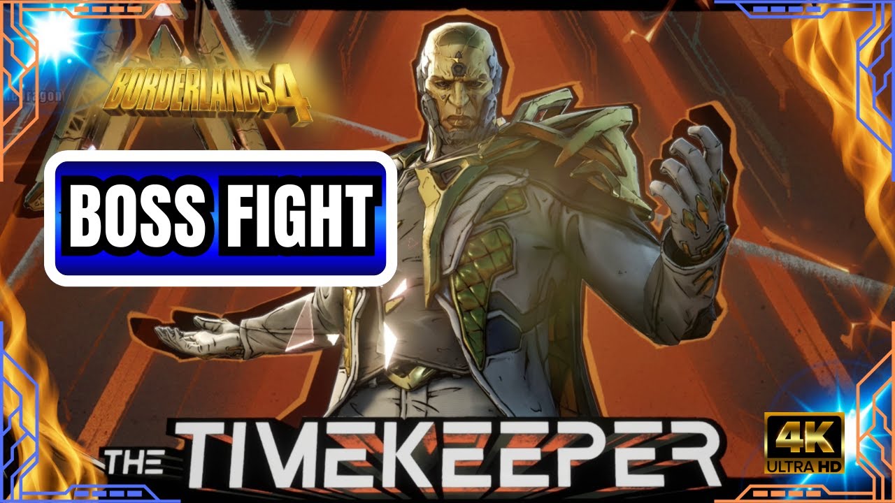 BORDERLANDS 4 – THE TIMEKEEPER Boss Fight (No Commentary 4K Gameplay ...