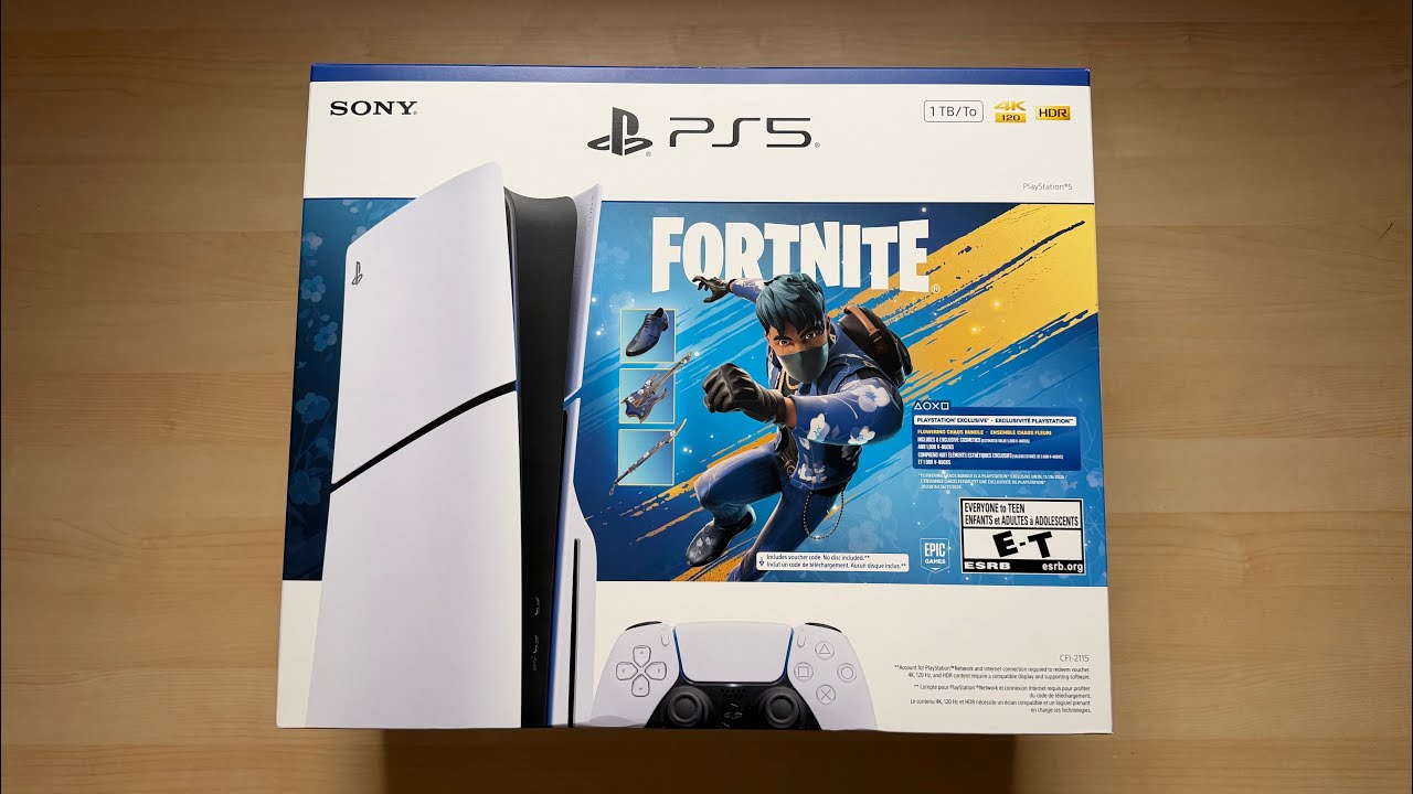 Fortnite PS5 Flowering Chaos Bundle Florin Skin Unboxing - YouTube