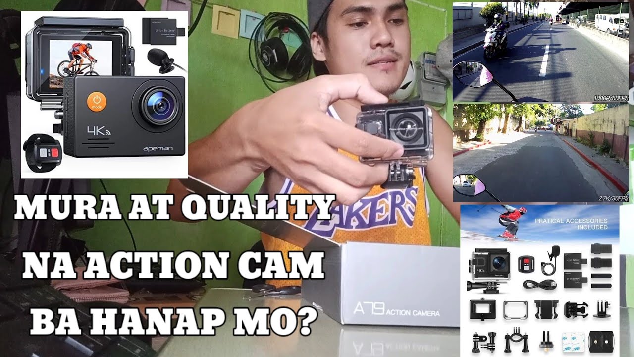 APEMAN A79 4K ACTION CAMERA | UNBOXING | ACTUAL VIDEO SAMPLES - YouTube