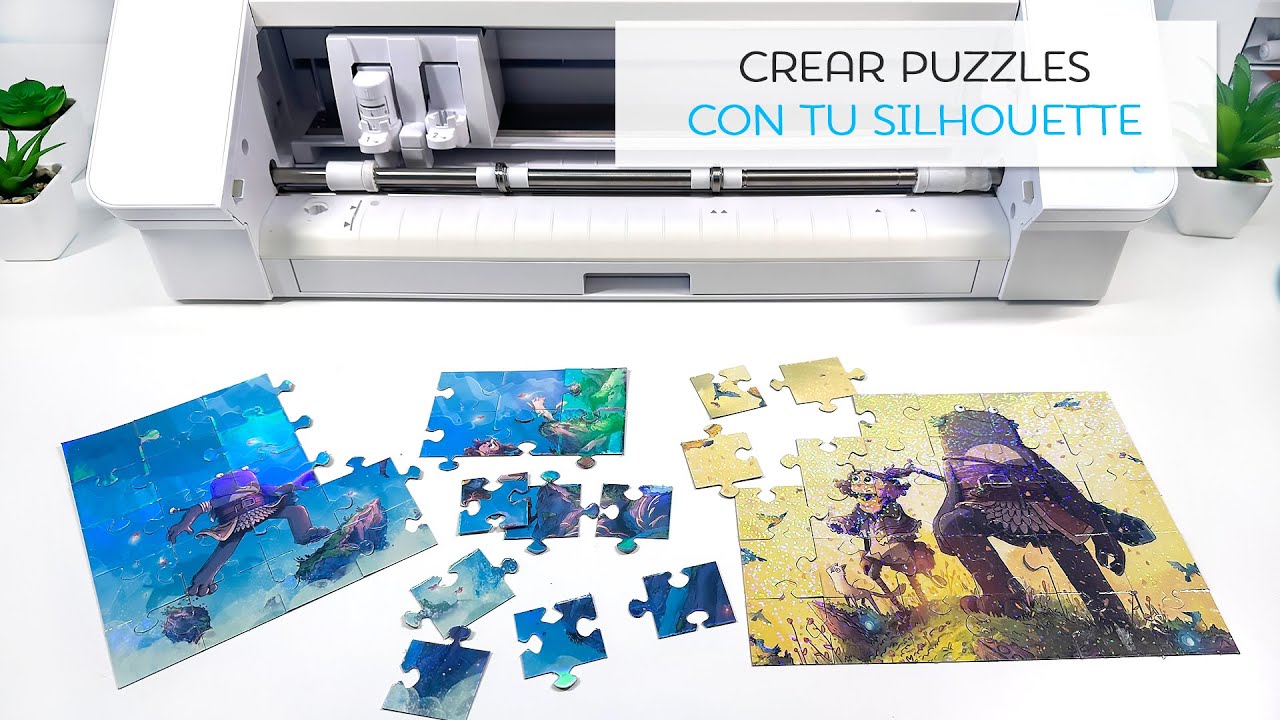 Crear puzzles con tu Silhouette - YouTube