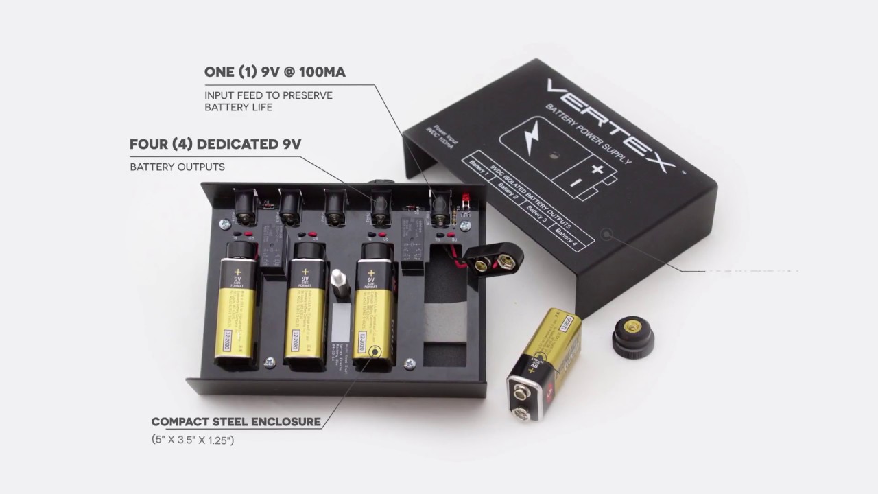 Vertex Battery Power Supply Overview - YouTube