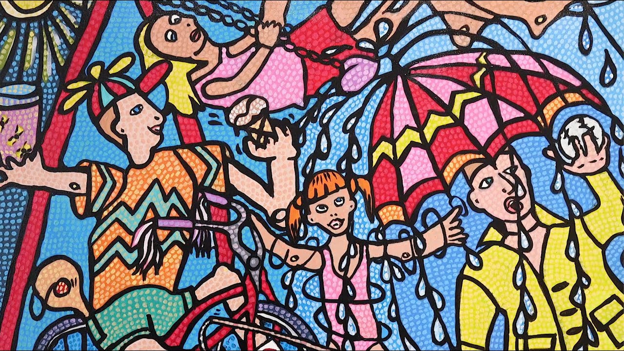 Rich Brooks: Art To Make You Smile at Jacoby Arts Center - YouTube