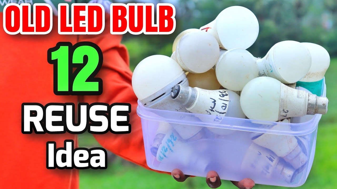 12 Awesome uses of old led bulb - YouTube