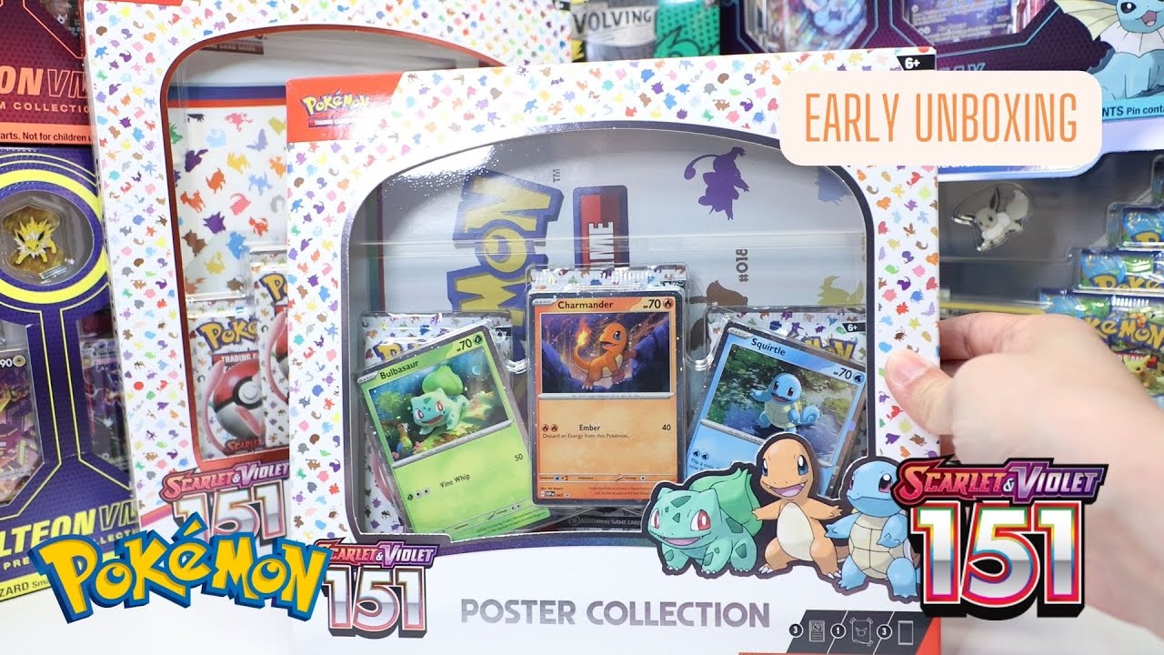 [Pokémon] 151 Poster Collection Unboxing & Review! - YouTube