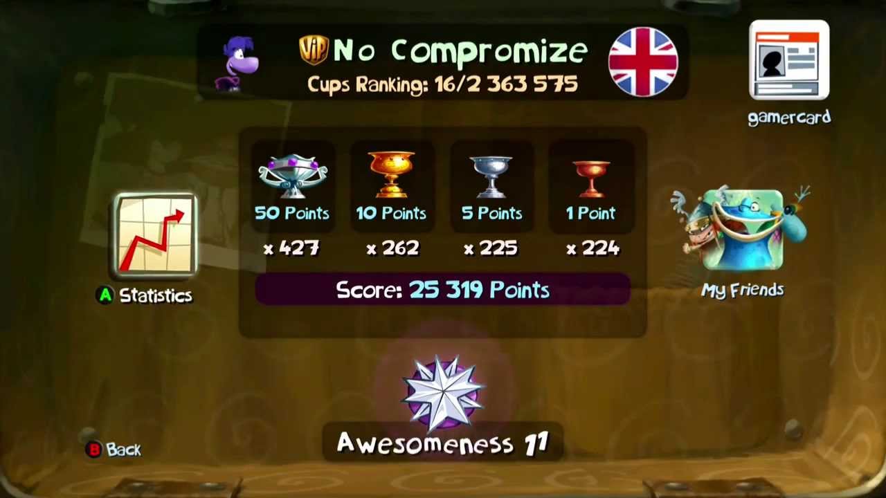 Rayman Legends - VIP! Champion Ray + Stats - 24/9/15 Dojo D.C - 17"26 ...