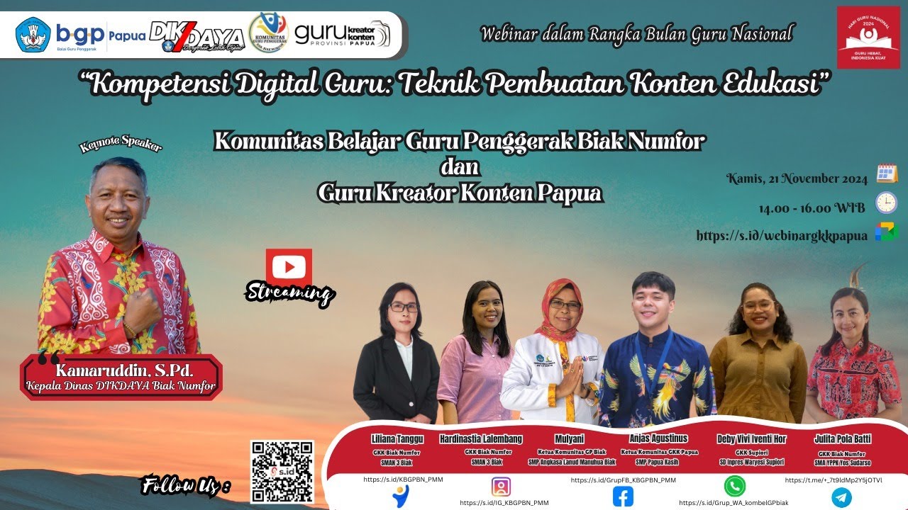 “Kompetensi Digital Guru: Teknik Pembuatan Konten Edukasi” - YouTube