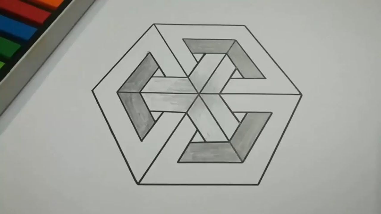 DRAW OPTICAL ILLUSION - 6 - YouTube