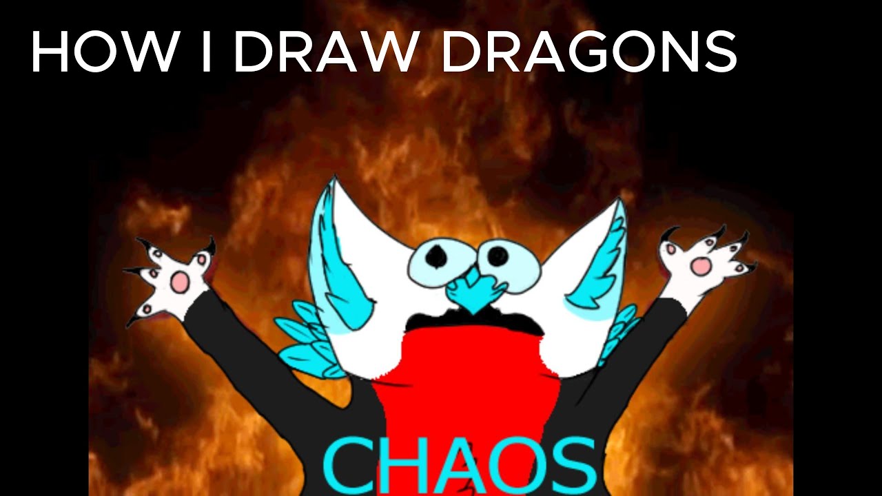 How to draw dragons? Tutorial! - YouTube