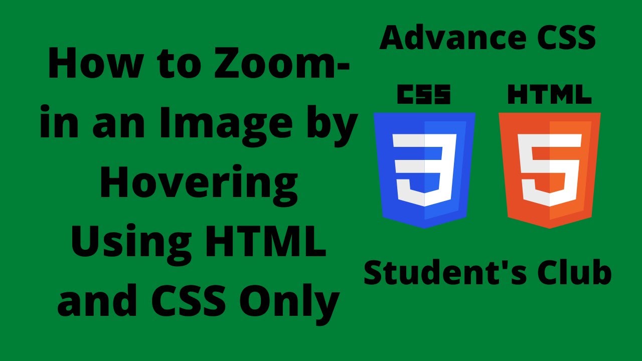 Image hover effects in CSS | Tutorial #26 - YouTube