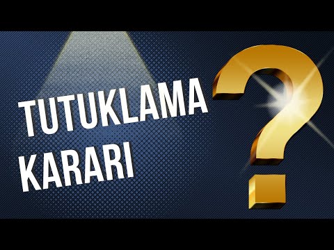 ceza muhakemesi hukuku tutuklama kararının alınma şartları-kısa KPSS 1
