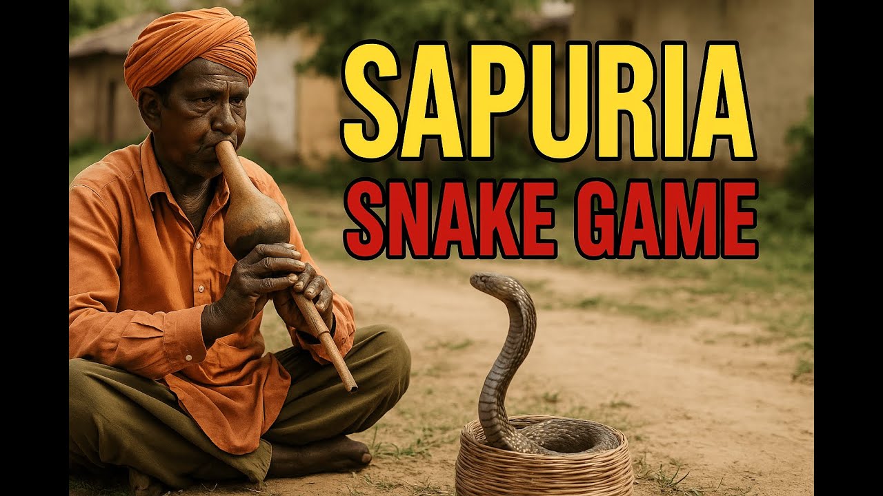 Sapuria Snake Game | Traditional Snake Charmers Playing with Big Snakes ...