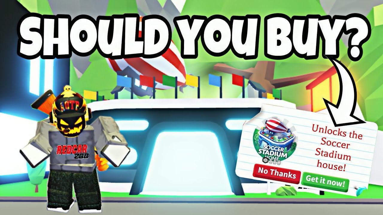 Reviewing the New Soccer Stadium in Adopt me l Should you buy it? l ...