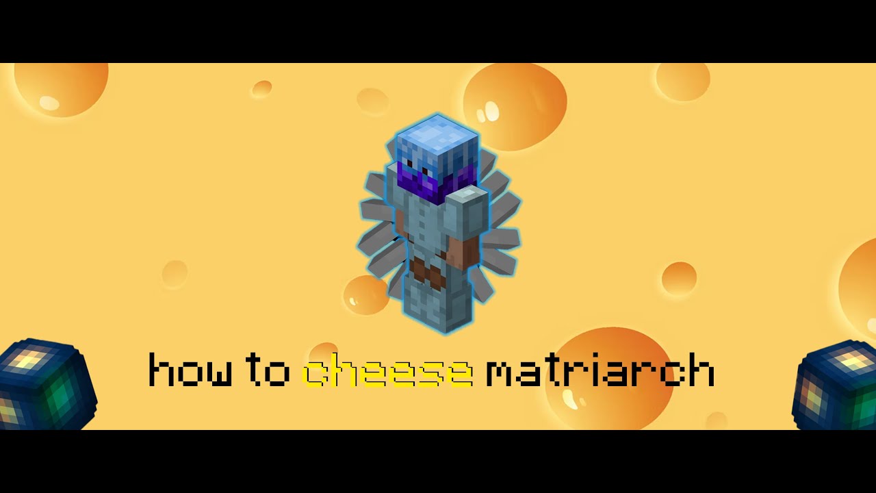 how to cheese matriarch (hypixel skyblock) - YouTube