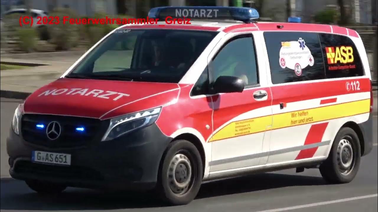 ELW 1 + Löschzug BF + RTW 1 DRK + RTW 2 ASB Gera und mehr - YouTube