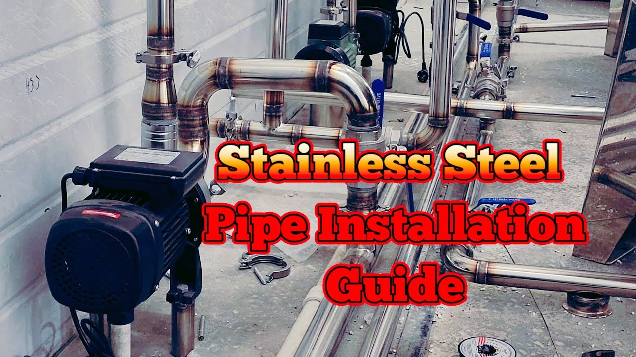Stainless Steel Pipe Installation Guide - YouTube