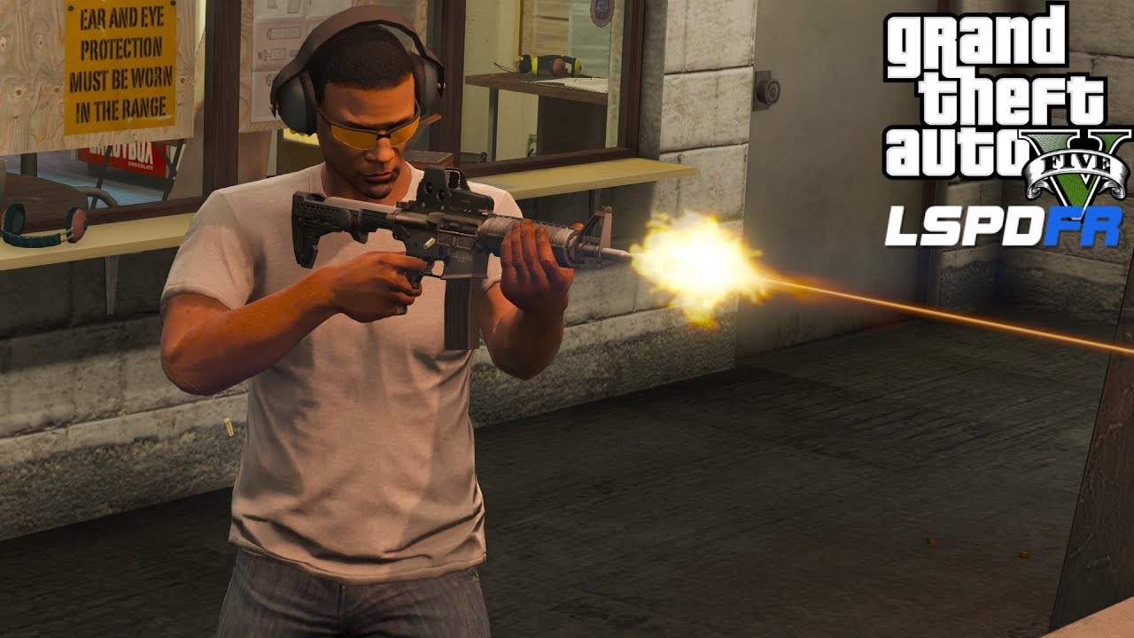 GTA 5 LSPDFR 0.4 Shooting Targets At The Gun Range - GTA 5 Real Life ...