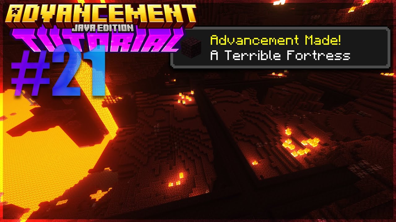 [1.21+ Tutorial] "A Terrible Fortress" Advancement - EASY ADVANCEMENT ...