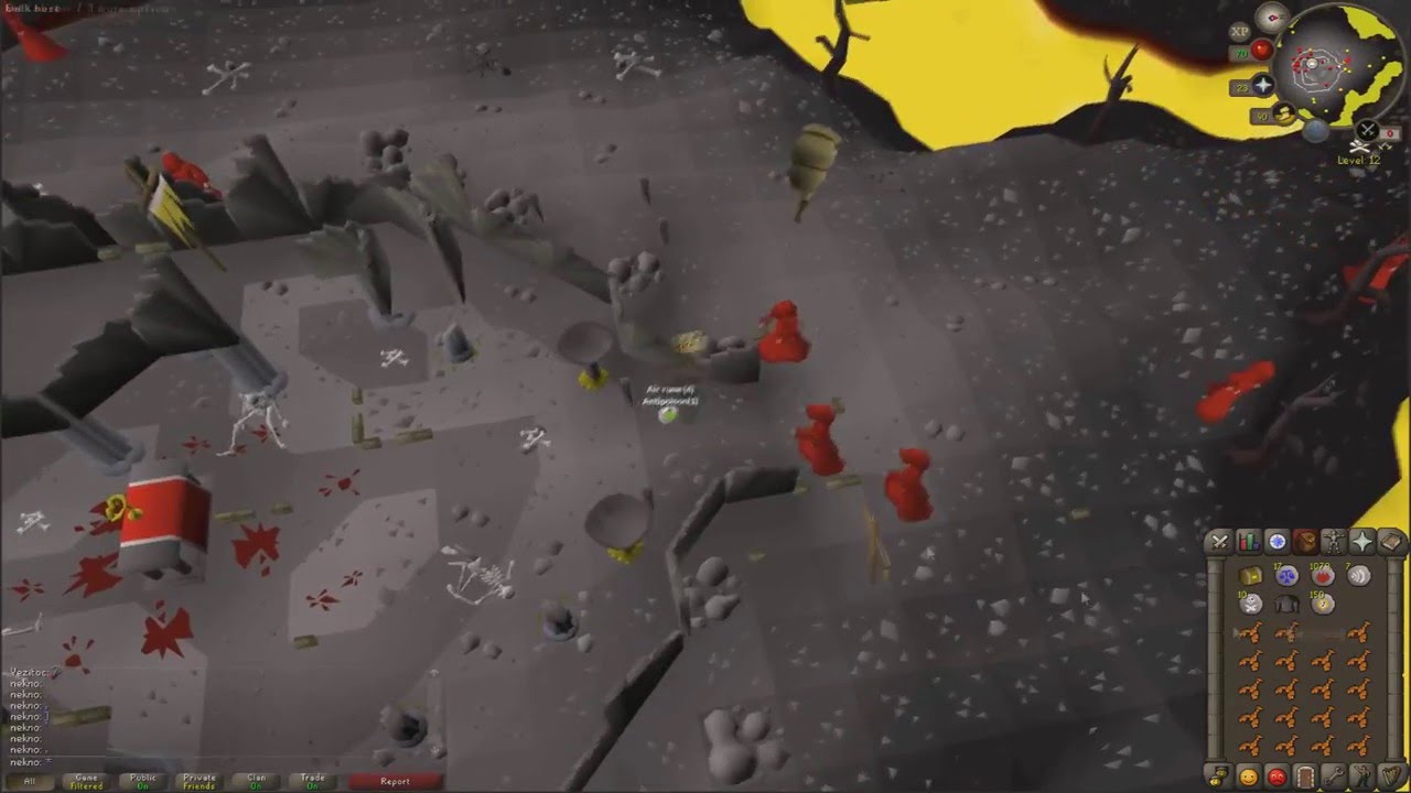 Runescape Shrug in the Zamorak temple found in the eastern Wilderness ...