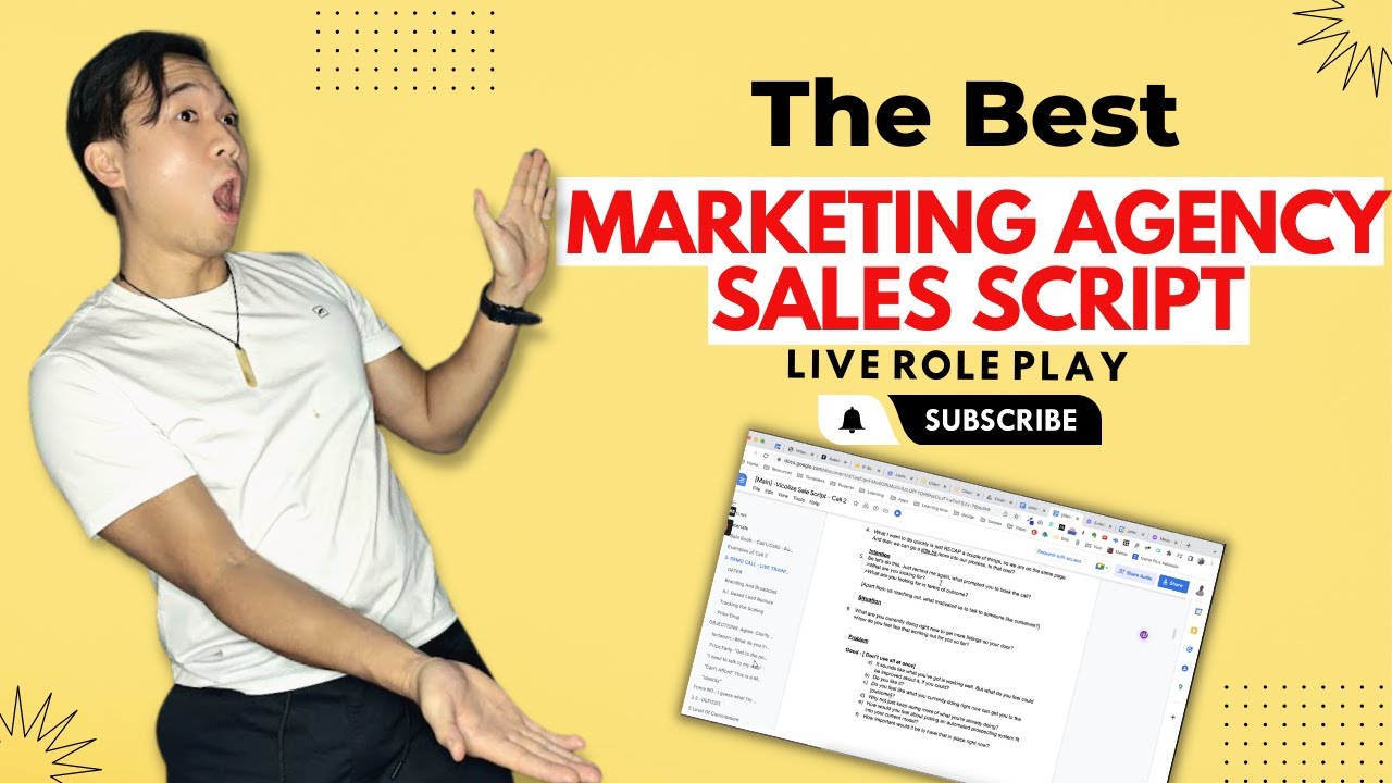 This Marketing Agency Sale Script is a Steal | LIVE Script Role Play ...