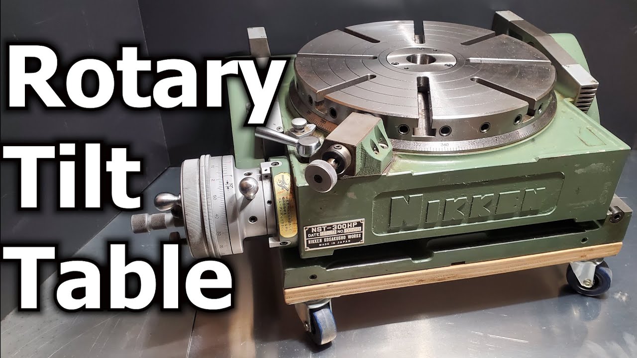 Rotary Tilt Table Nikken NST 300HP for my Birmingham Milling Machine ...