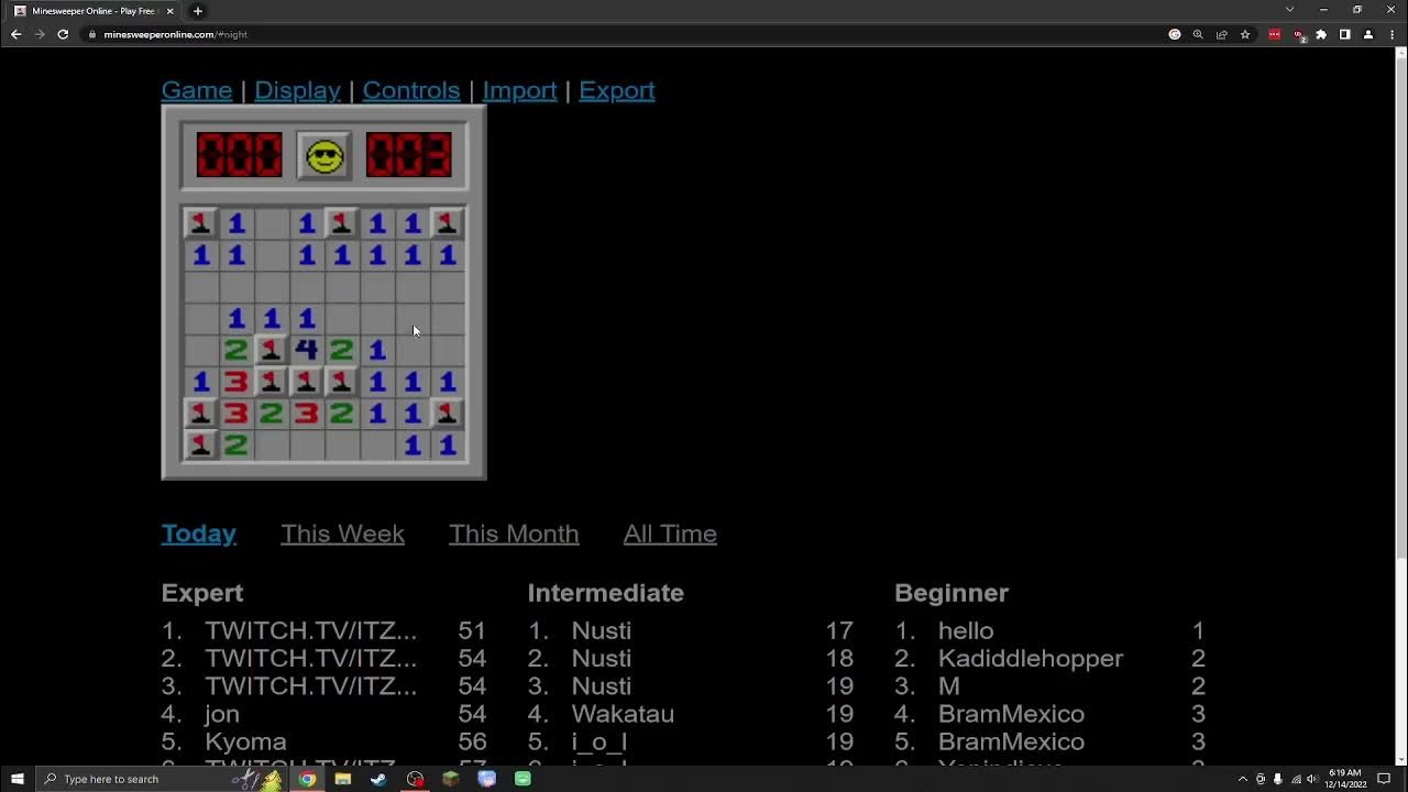 Minesweeper Beginner 3 Seconds - YouTube