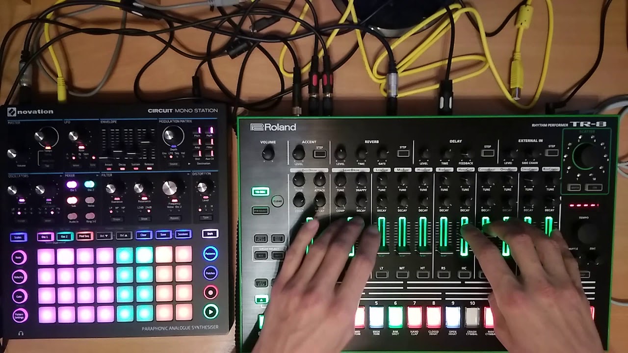 Roland tr8 and novation circuit mono station introduction to a new ...