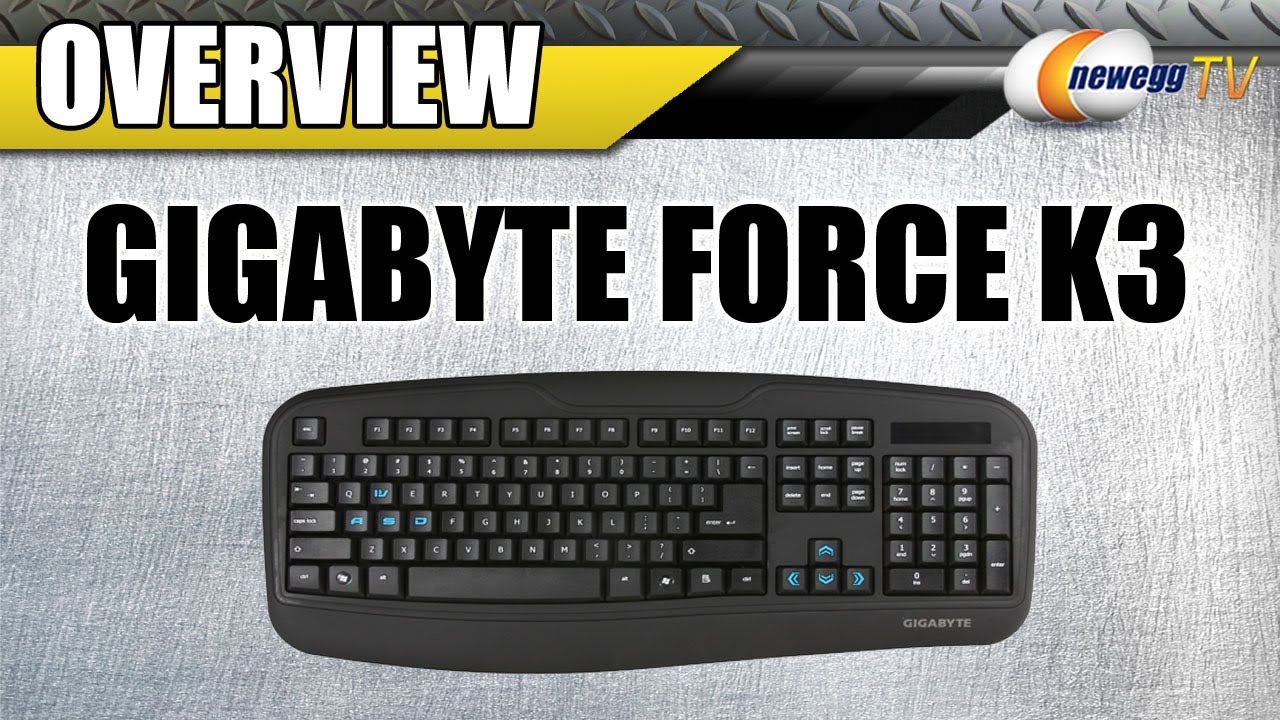 Gigabyte Force K3 Gaming Keyboard Overview - Newegg TV - YouTube