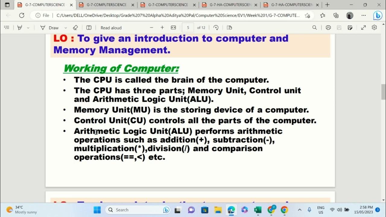 Computer- Memory Management - YouTube