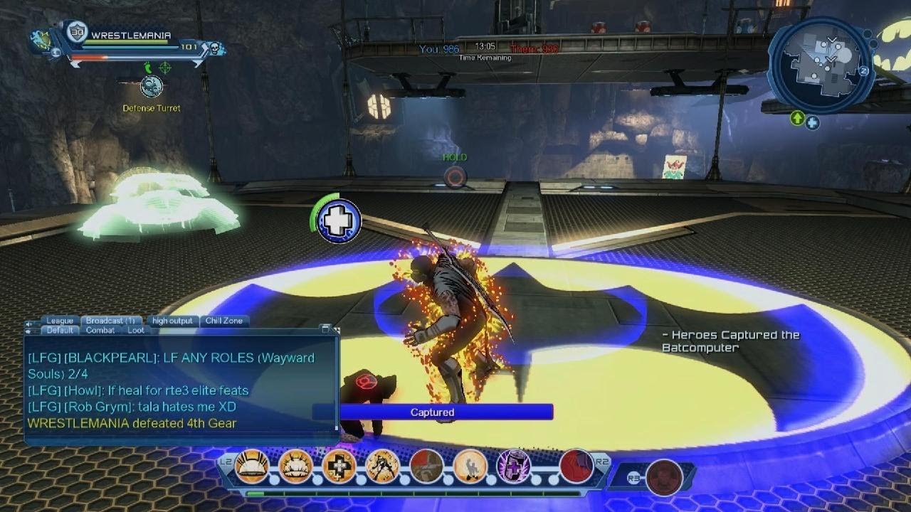 DCUO A High Output Supporter Getting Dropped - YouTube