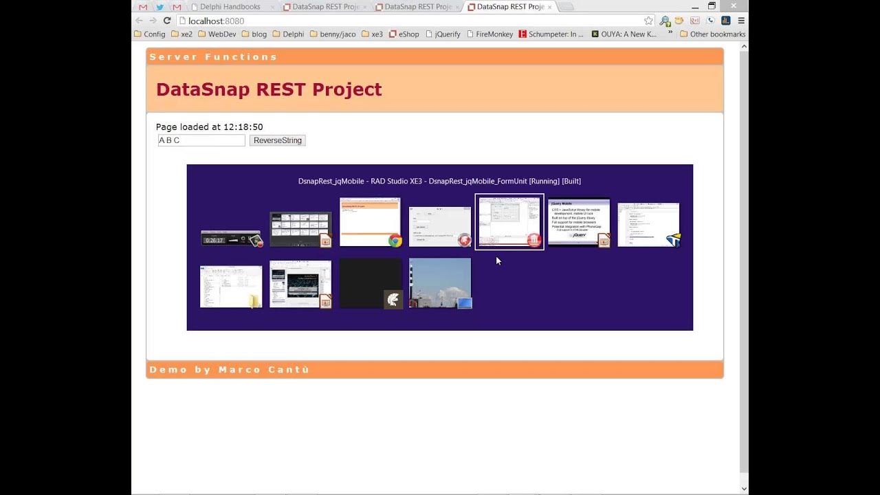 CodeRage 7 - Marco Cantu - Using jQuery with DataSnap REST Applications - YouTube