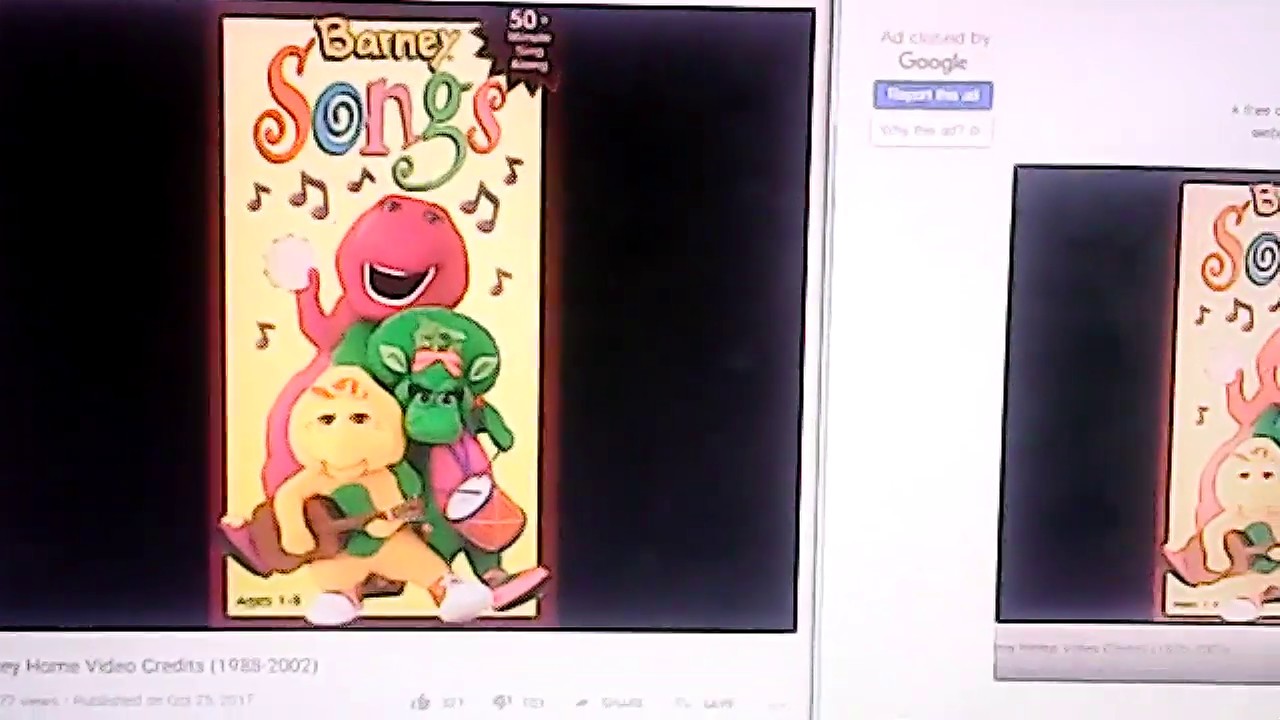 barney songs minute sing along pitch -1 - YouTube