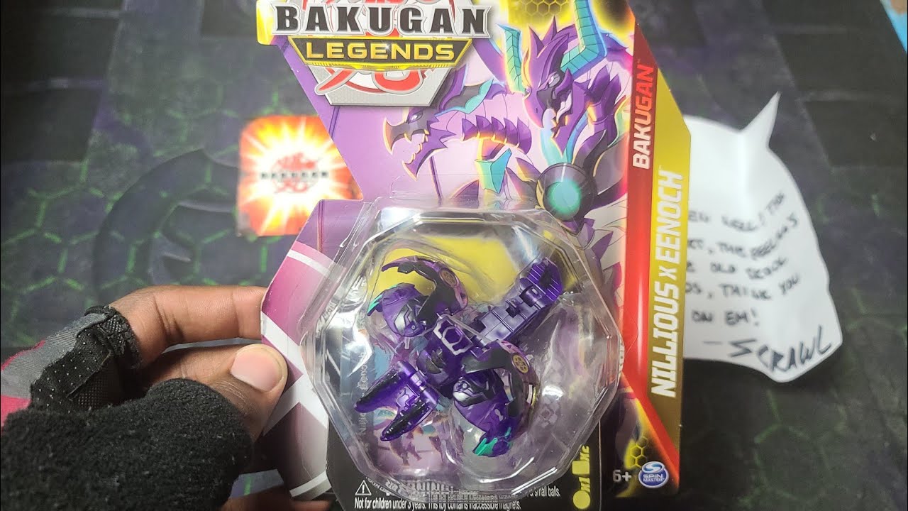 CLEAN FUSION! NEW BAKUGAN LEGENDS ELEMENTAL RARE DARKUS NILLIOUS X ...