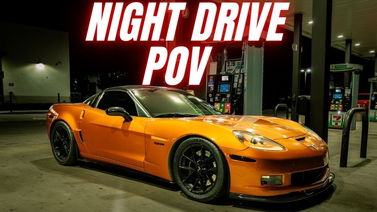 NIGHT ESCAPE - CORVETTE Z06 POV DRIVE - YouTube